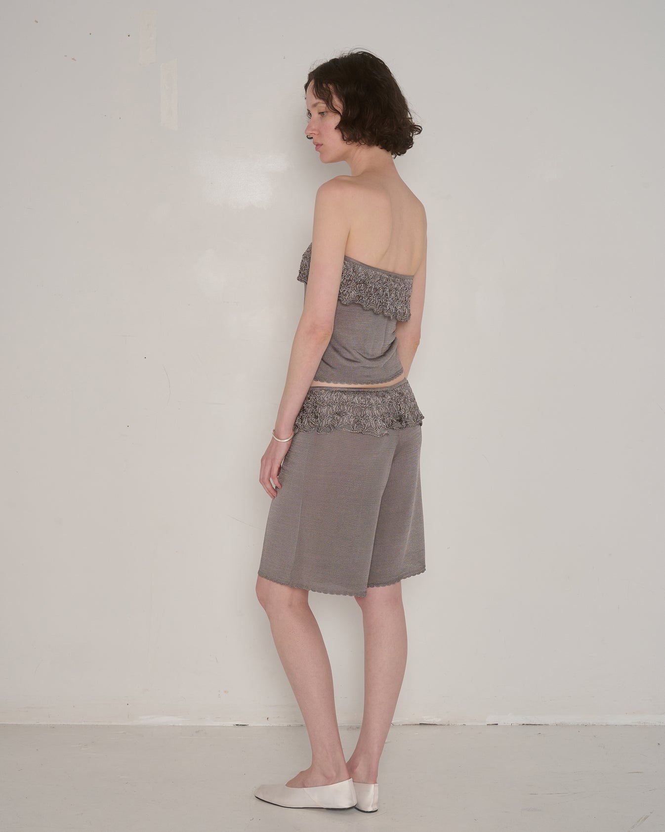 Ash Ruffle Shorts - In Viscose – EMILY DAWN LONG