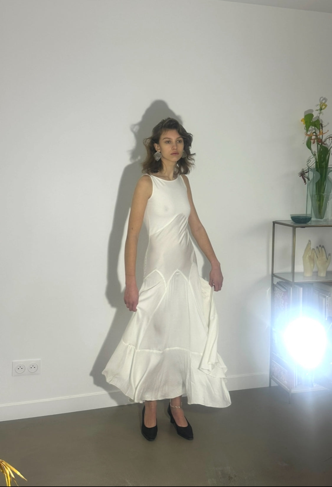 Dammit Janet Dress - White – EMILY DAWN LONG